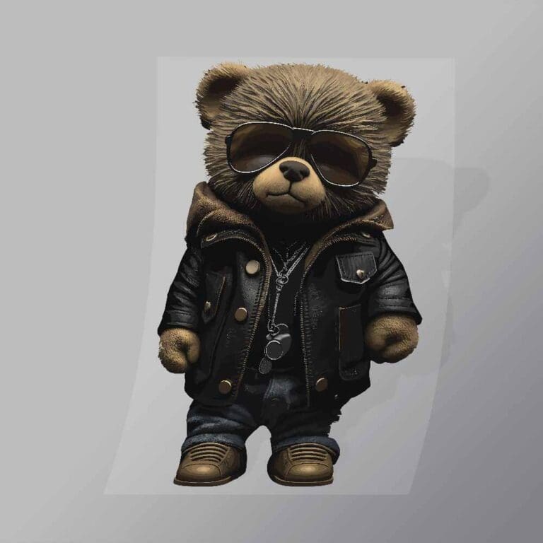 Teddy Bear Cool DTF Apparel Transfer - DTF Shop