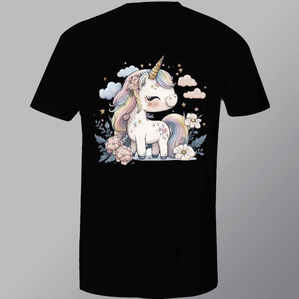 Smiling Unicorn DTF Apparel Transfer - DTF Shop