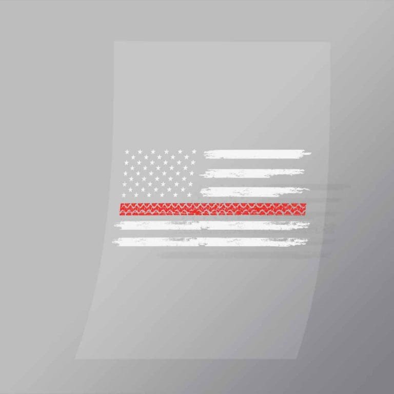 American Tire Track Flag DTF Apparel Transfer - DTF Shop
