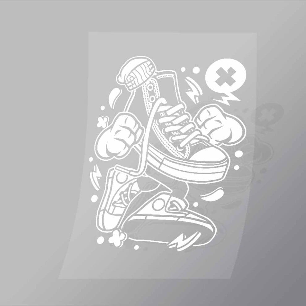 Oldschool Shoe DTF Apparel Transfer - DTF Shop