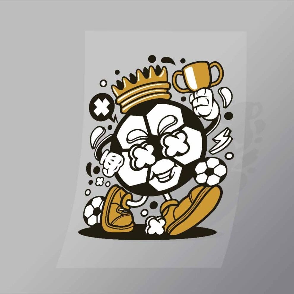 Soccer King DTF Apparel Transfer - DTF Shop