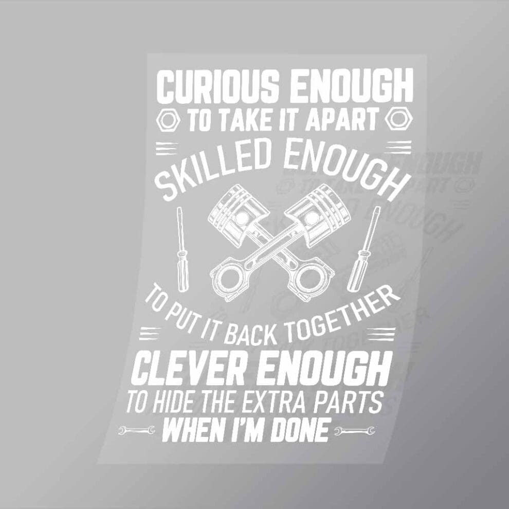 Curious Mechanic DTF Apparel Transfer - DTF Shop