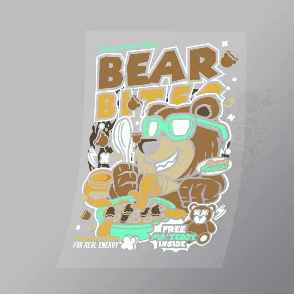 Bear Bites DTF Apparel Transfer - DTF Shop