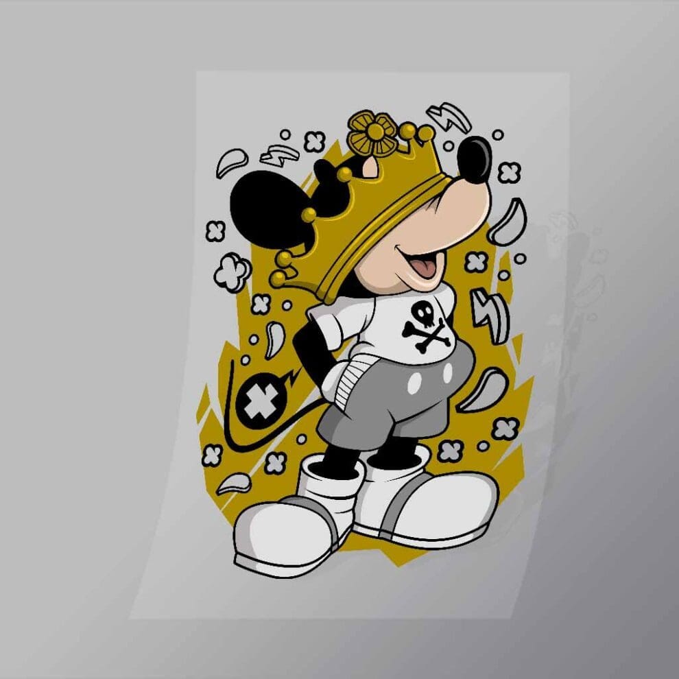 Mickey Mouse DTF Apparel Transfer - DTF Shop