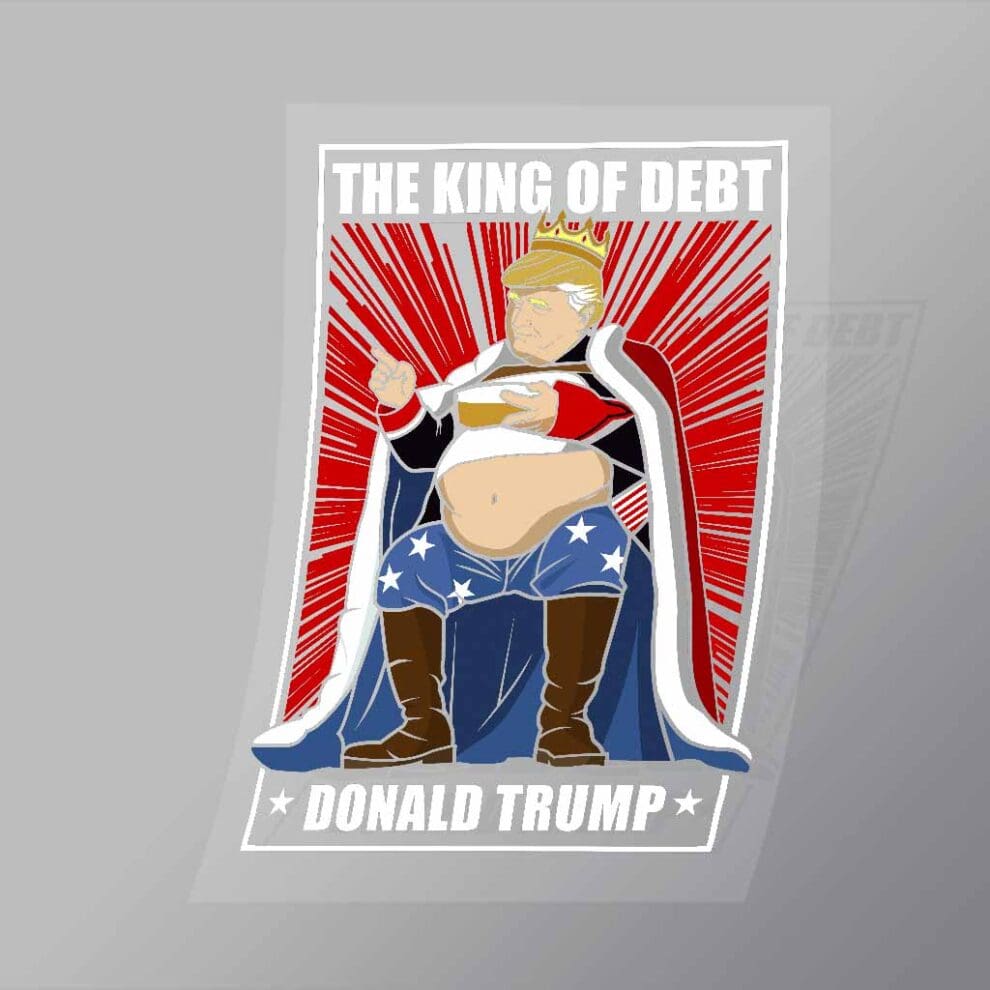 Trump King DTF Apparel Transfer - DTF Shop